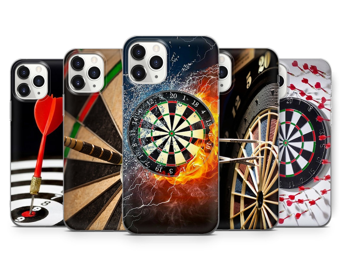 Sport Darts Aim Target Phone Case for iPhone 16 15 14 13 12 11 X ...
