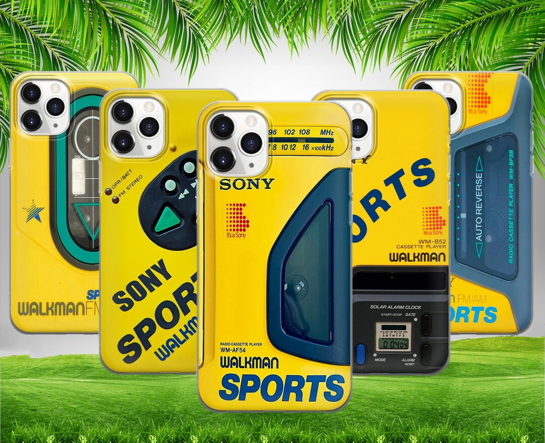 Walkman Phone Case Retro Cassette Player iPhone Case 17 Air 16 E 15 Pro ...