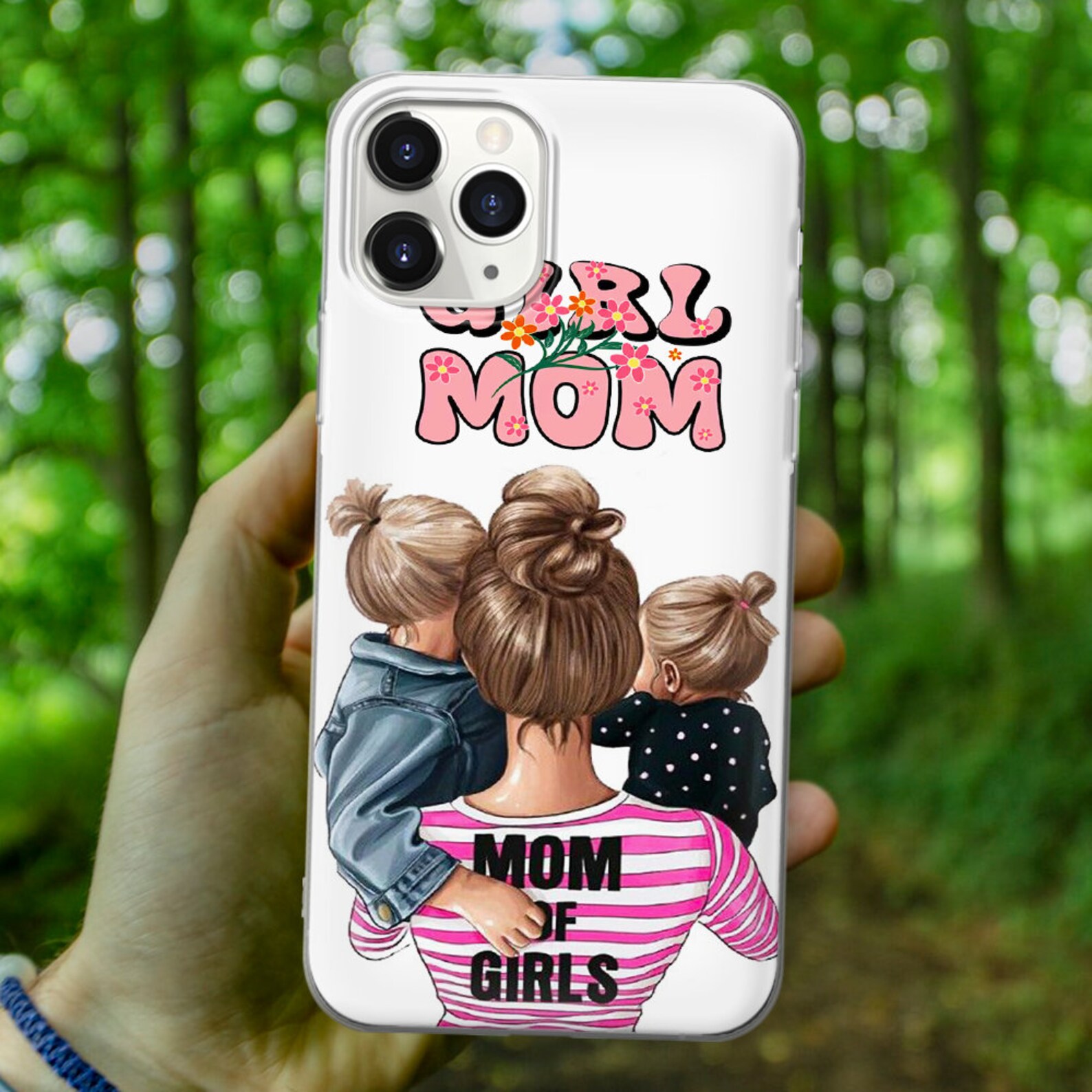 Mom of Girls Phone Case Super Mother for iPhone 17 Promax 16 E 15 Pro ...
