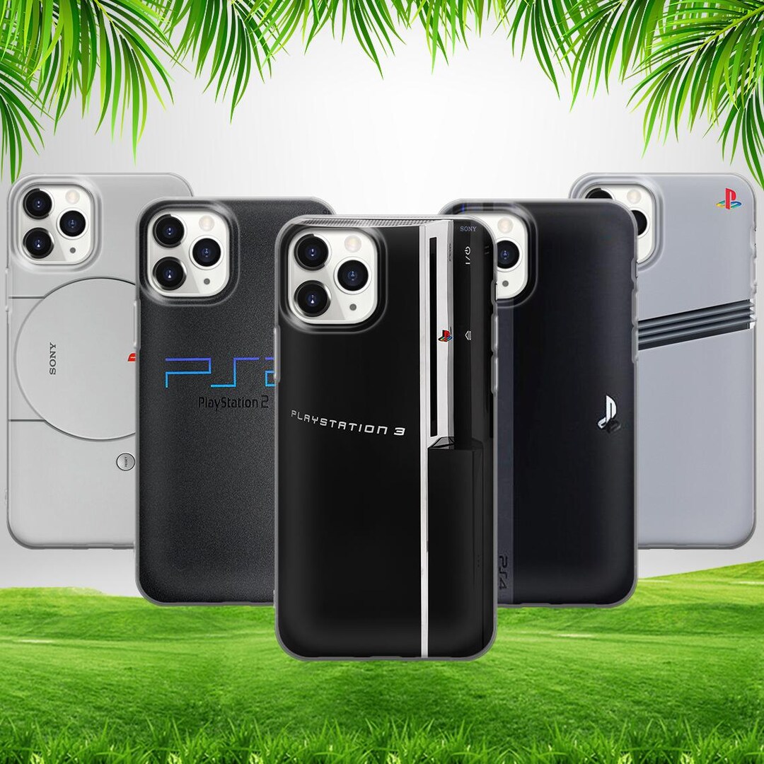 Modern Old Play Game Station Console Phone Case for iPhone 16 15 14 13 ...