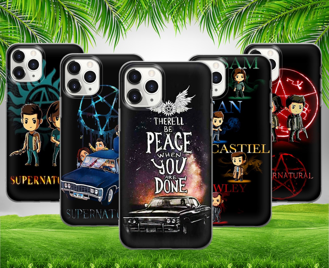 Angels Demons Supernatural Art Phone Case for iPhone 15 14 13 12 11 X ...