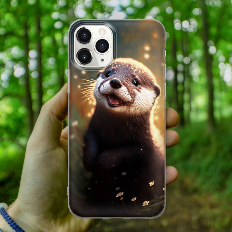 Cute Otter Phone Case Water Animal iPhone Case 17 Air 16 E 15 Pro Max ...