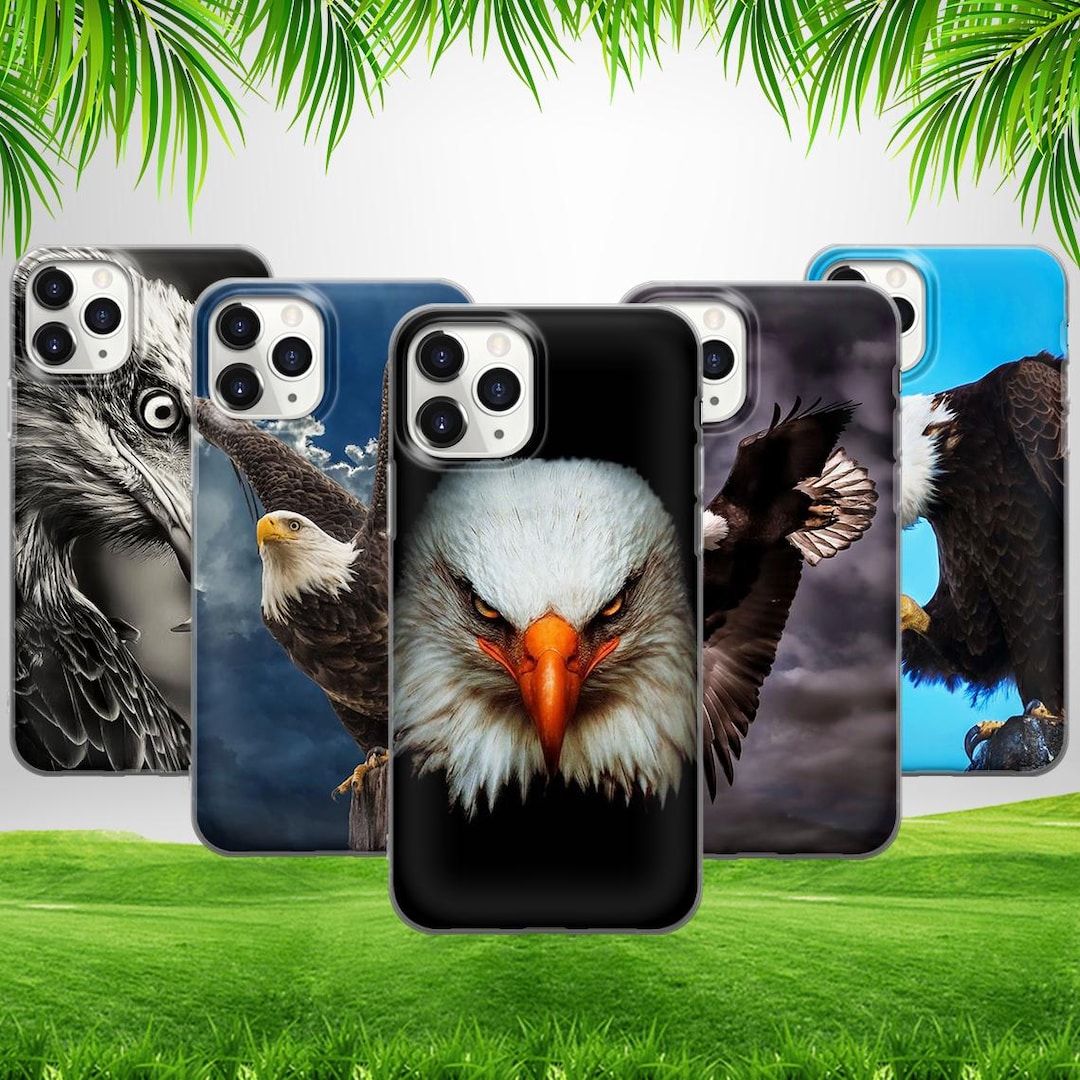 Whitehead Eagle Bird Phone Case for iPhone 16 15 14 13 12 11 X Samsung ...