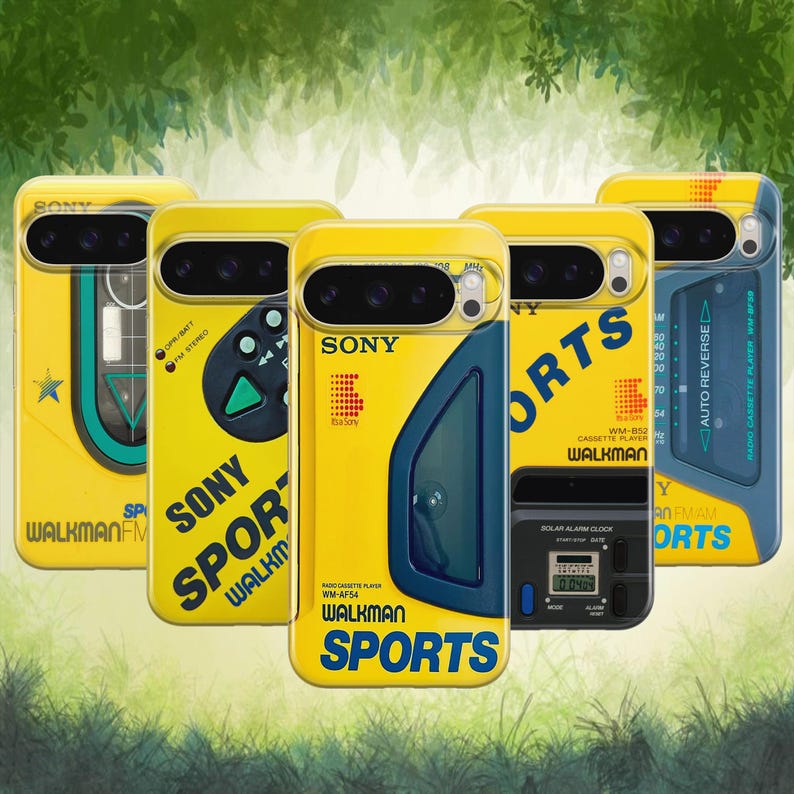 Walkman Phone Case Retro Cassette Player for iPhone 17 Promax 16 E 15 ...