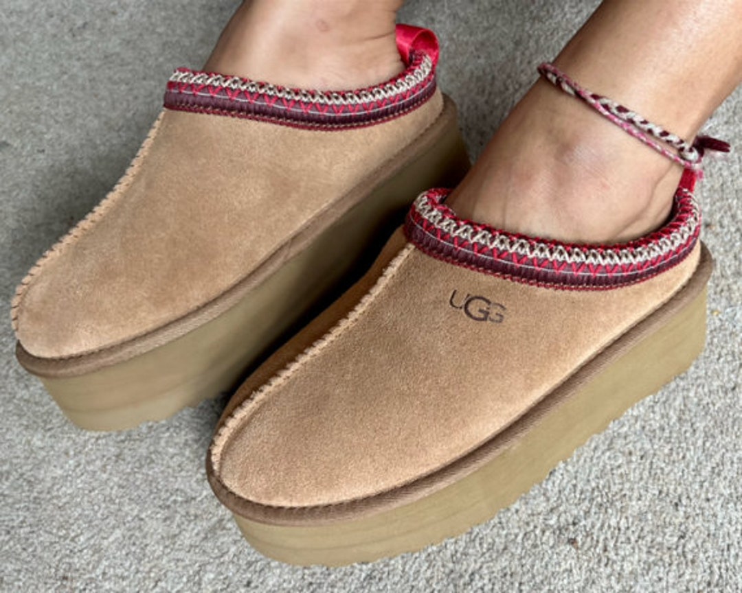 Tazz Platform Slippers Tazz Platform Boots Sheepskin - Etsy