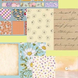 Vintage Floral Digital Paper Pack: 20 Printable Journal Pages (PDF) - Etsy