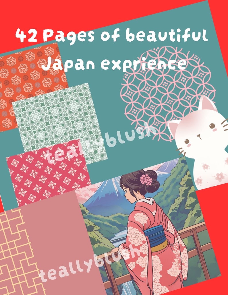 Travel Japan Junk Journal Kit, Scrapbook Ephemera (digital Download) - Etsy