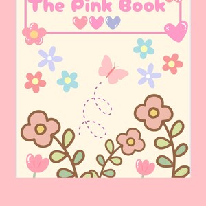Pink Kawaii Coloring Book, 15 Illustration Pages (digital Download - Etsy