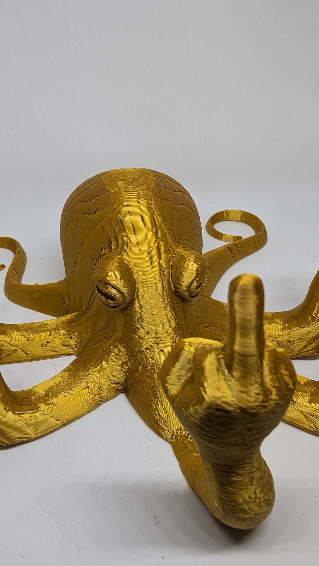 Fucktopus Octopus With Middle Finger - Perfect as Decoration/gift, 3D ...
