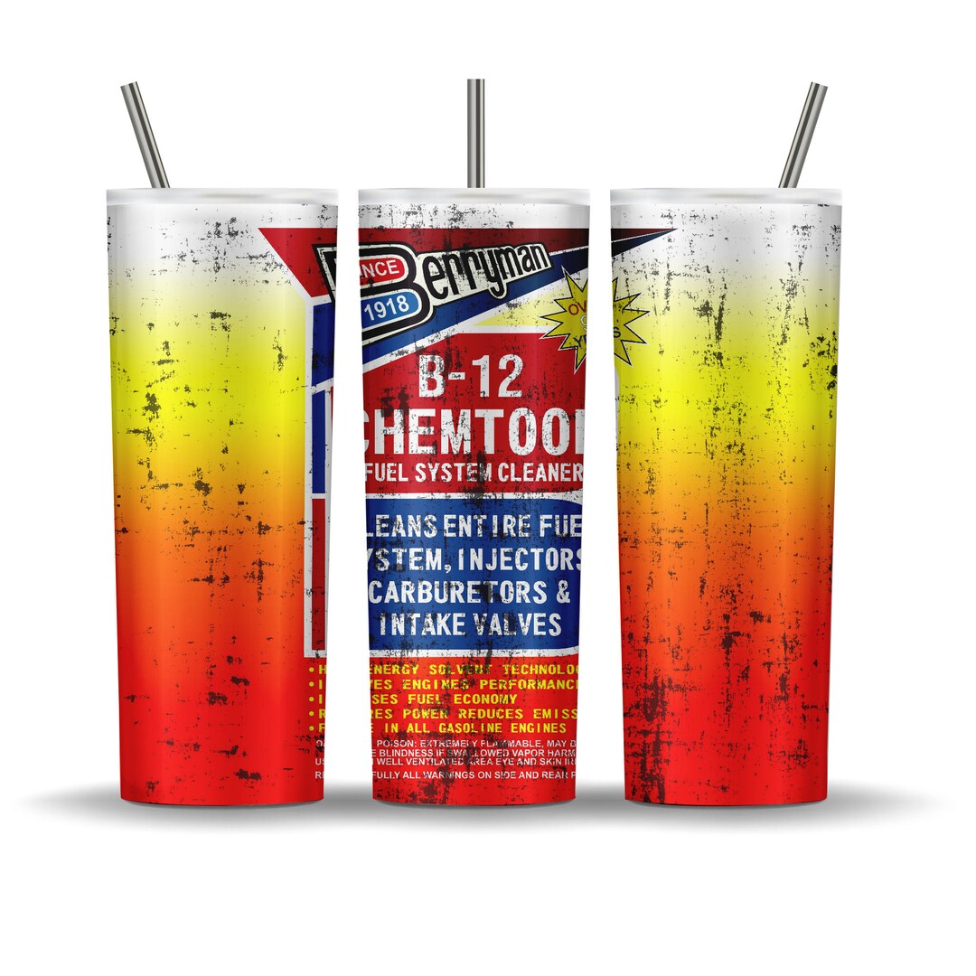 Berryman B12 Tumbler Sublimation Design, 20 Oz Berryman Skinny Tumbler ...