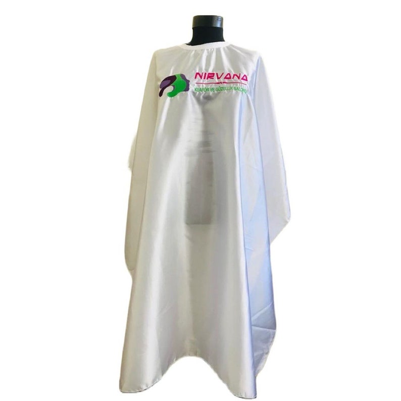 Custom Silk Hair Salon Cape Personalized Hairdresser Cape Custom ...