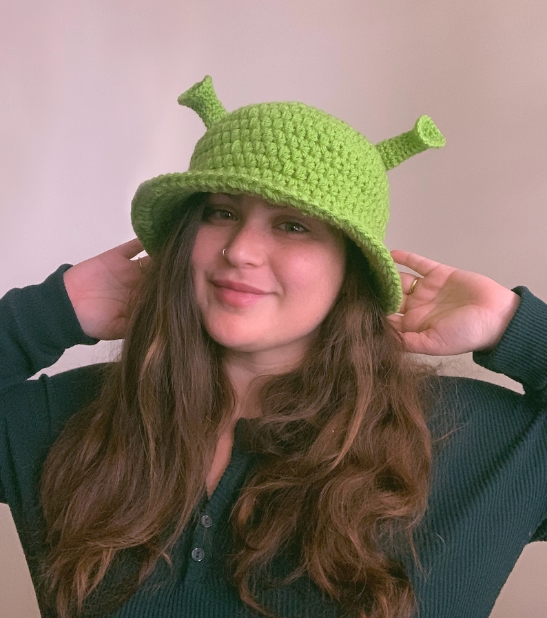 PDF Printable Pattern Shrek Bucket Hat - Etsy