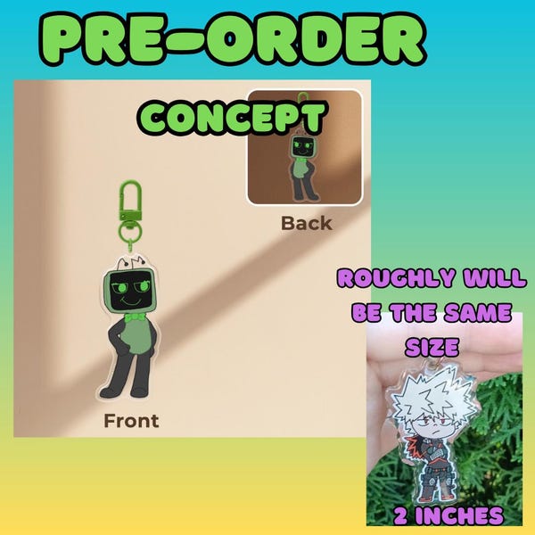 Dandy World Keychain - Etsy