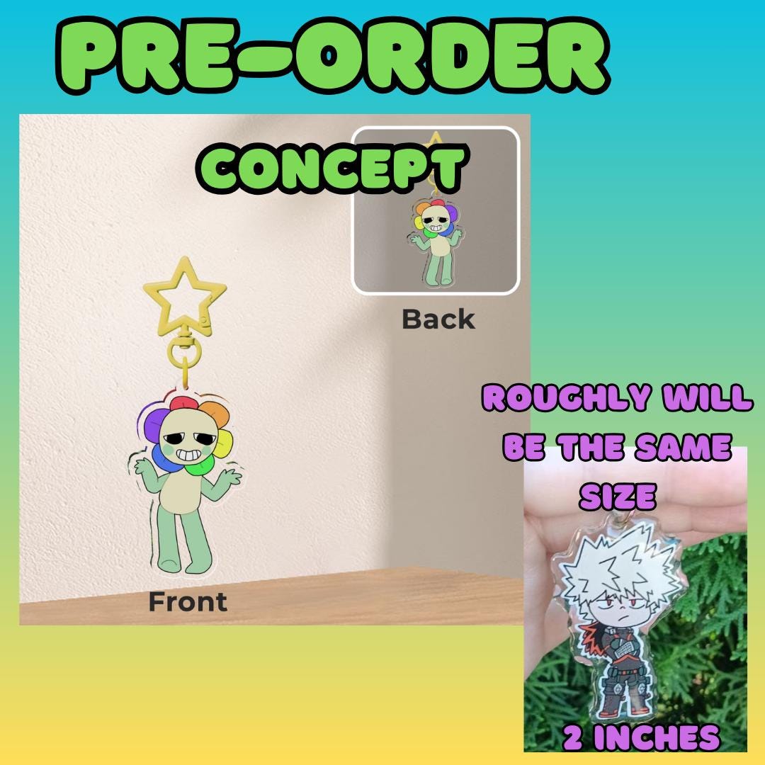 PRE-ORDER: Dandy - Dandy's World - Keychain - Etsy