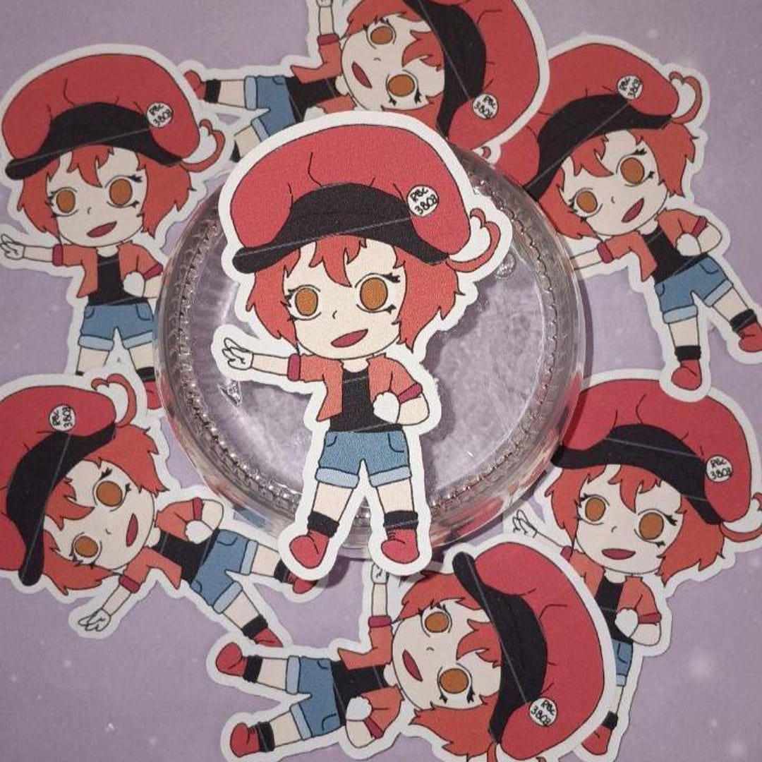 Red Blood Cell - Cells at Work - Sticker - Etsy