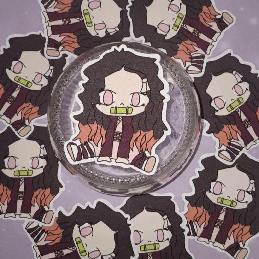 Nezuko Kamado - KNY - Demon Slayer - Sticker - Etsy