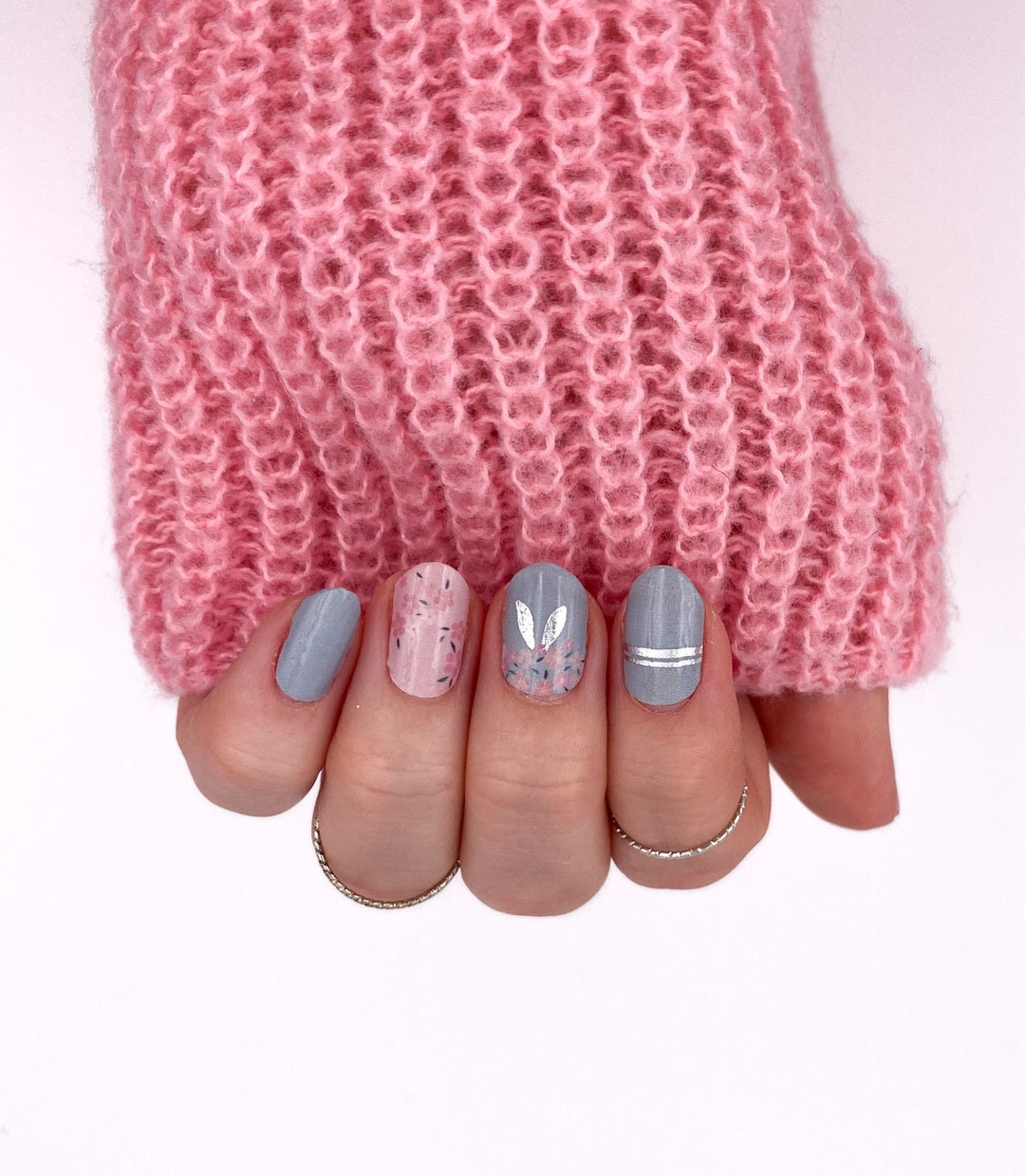 Nail Foils Nail Wraps Easter Spring Nail Stickers - Etsy