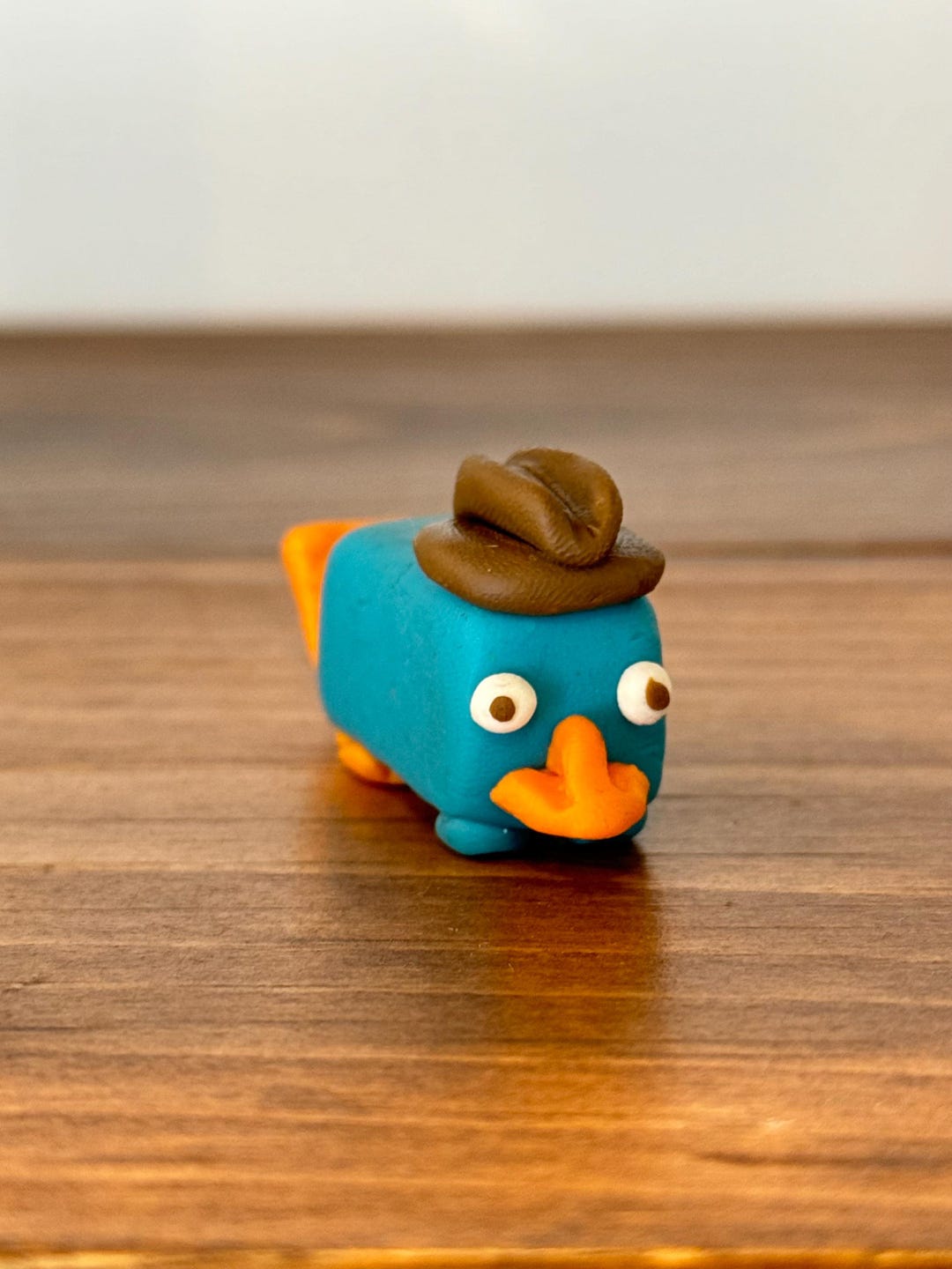 Perry the Platypus Polymer Clay Figurine - Etsy