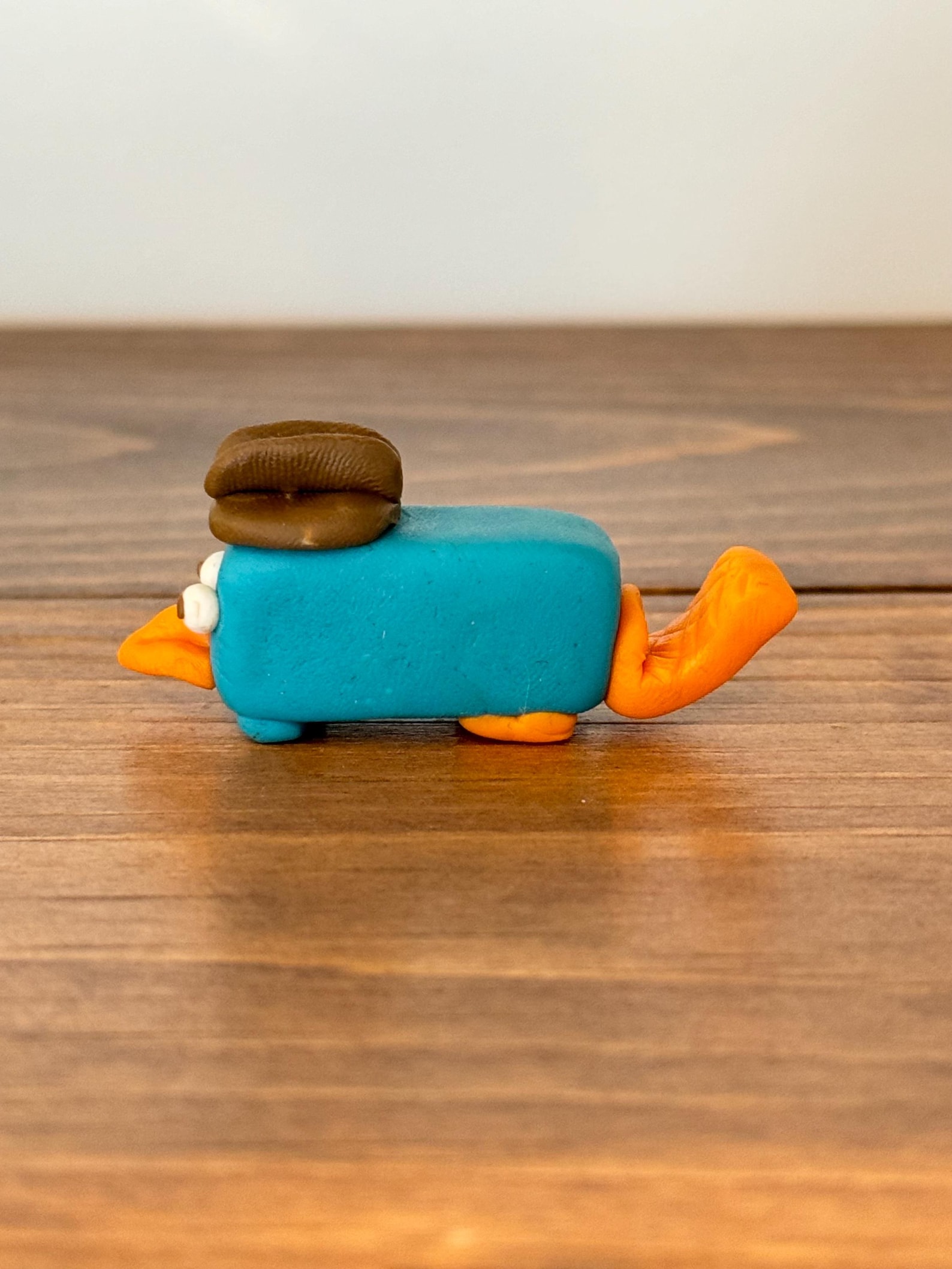 Perry the Platypus Polymer Clay Figurine - Etsy