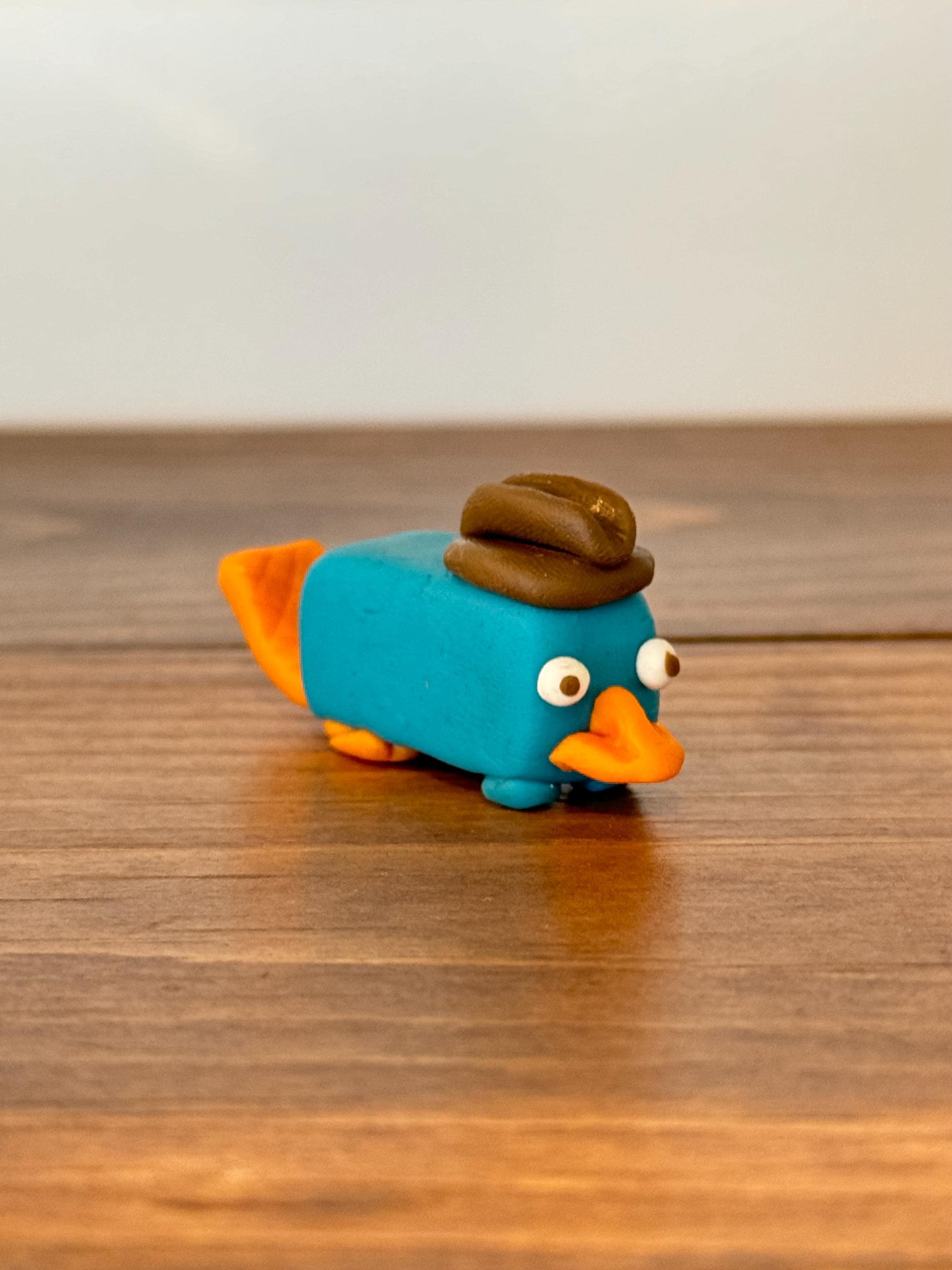 Perry the Platypus Polymer Clay Figurine - Etsy