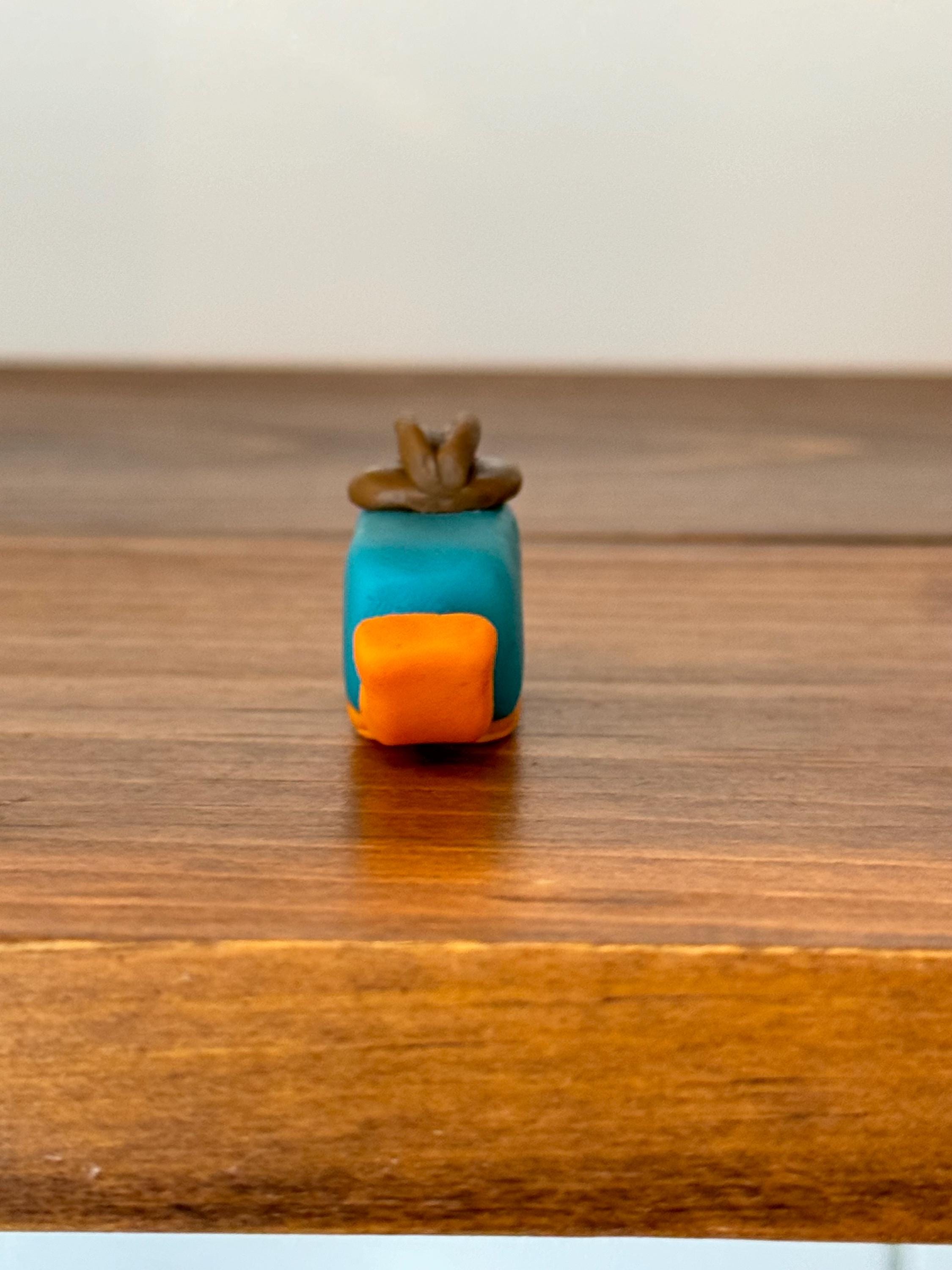 Perry the Platypus Polymer Clay Figurine - Etsy