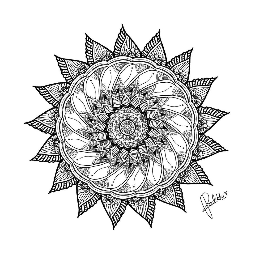 Mandala Portrait Art - Etsy