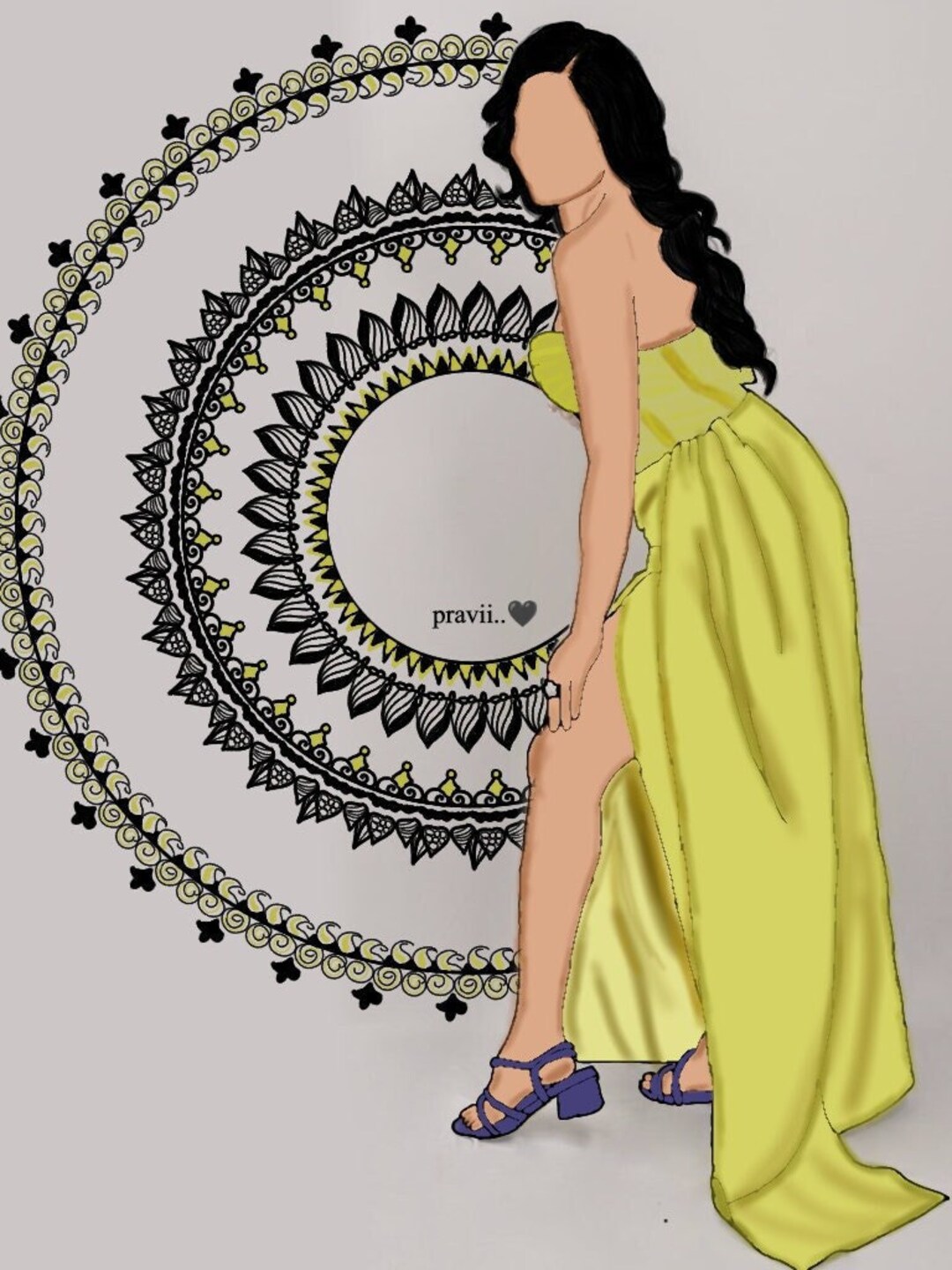 Mandala Portrait Art Customisation Available - Etsy