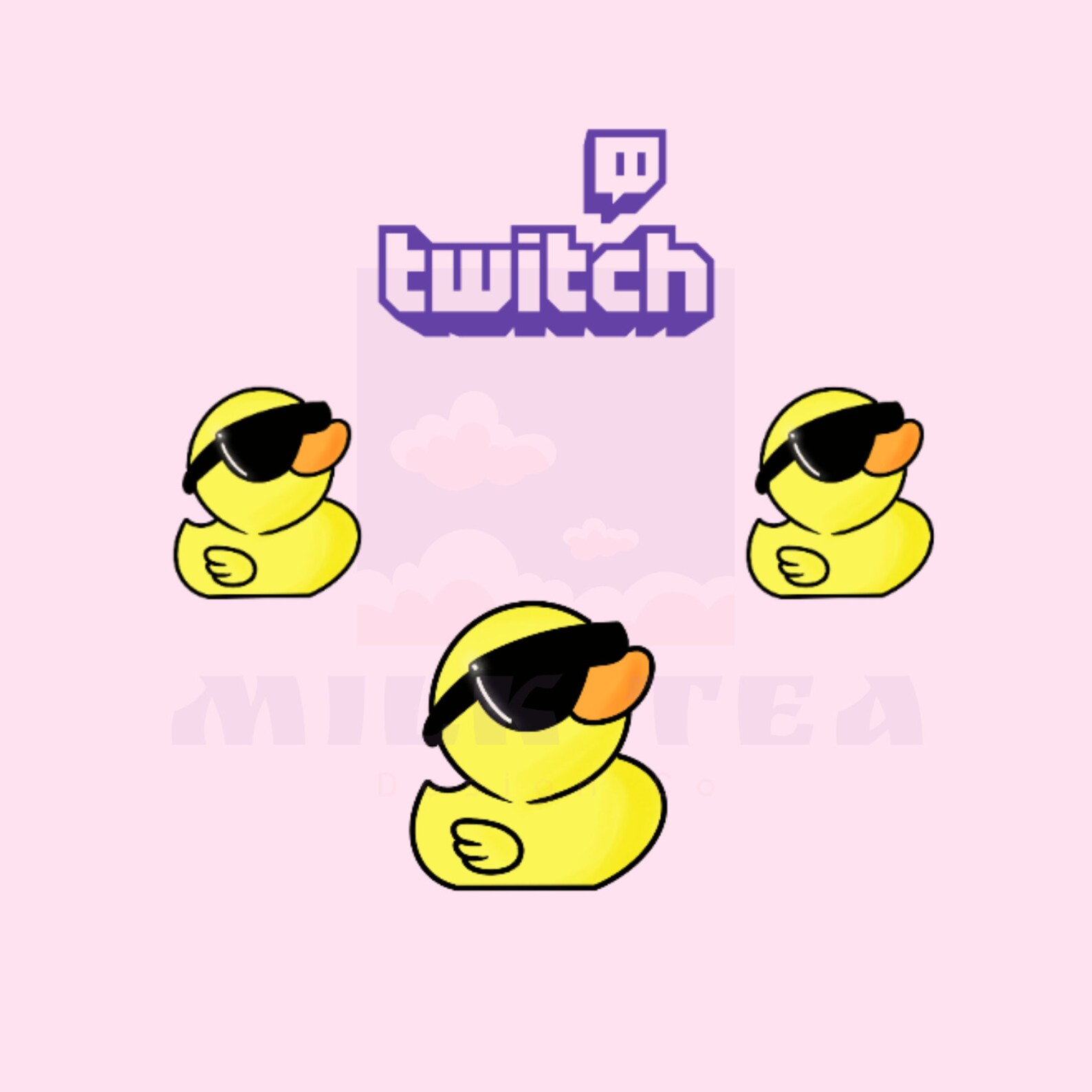 1 Twitch Emotes, Cool Duck Emote, Cute Duck Emote, Cool Emote, for ...