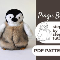 Plush Backpack Sewing Pattern .pdf Tutorial Stuffed Animal Cat Fox ...