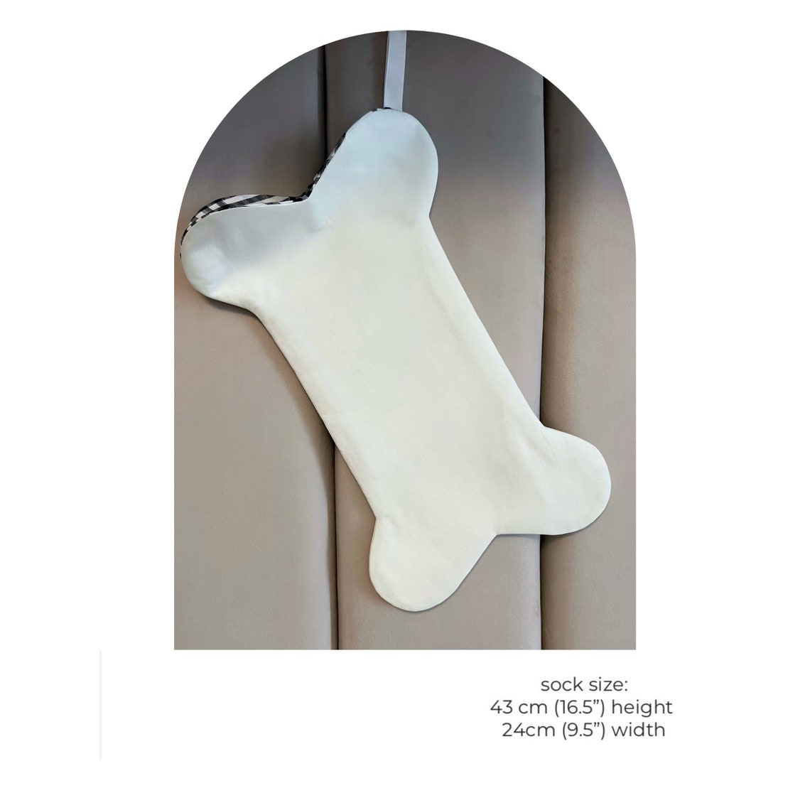 Dog Bone Stocking Sewing Pattern, Christmas Sock, Easy Beginner Project ...