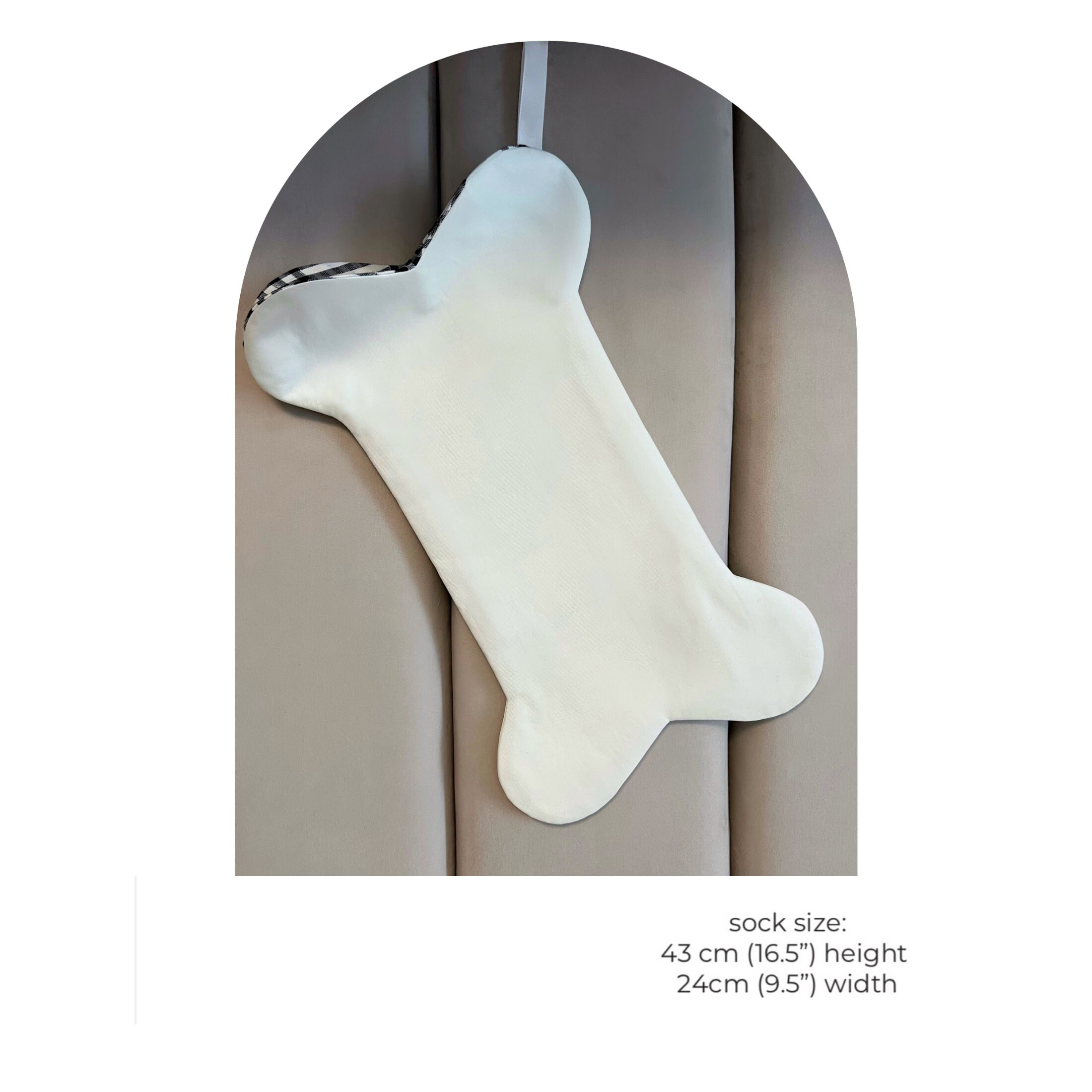 Dog Bone Stocking Sewing Pattern, Christmas Sock, Easy Beginner Project ...