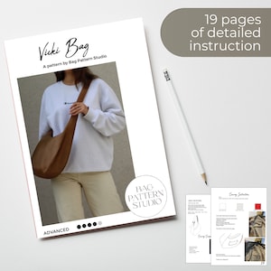 Crescent Bag Sewing Pattern, Oversized Hobo Bag, Crossbody Bag ...