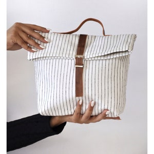 Roll Top Bag Sewing Pattern, Storage Bag, Knitting Bag Pattern, Picnic ...