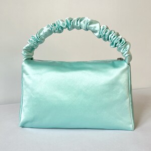 Stiff Handbag Sewing Pattern, Small Bag Sewing Pattern, Satin Pouch Bag ...