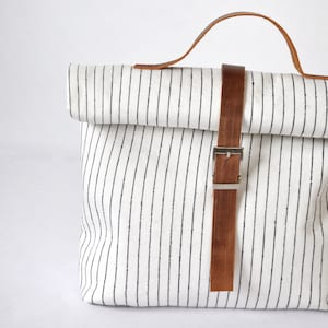 Roll Top Bag Sewing Pattern, Storage Bag, Knitting Bag Pattern, Picnic ...