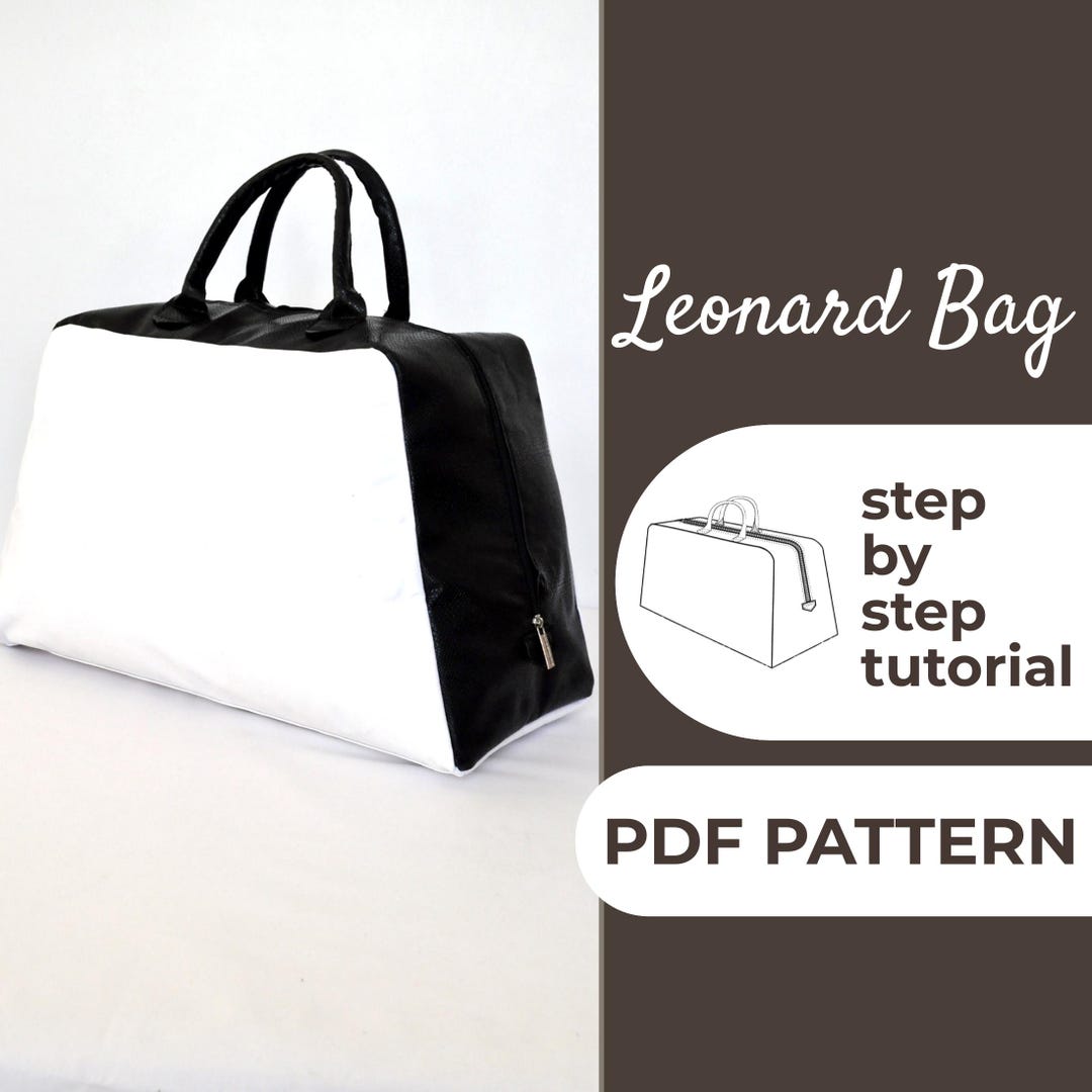 Travel Handbag Sewing Pattern | Carry on Bag Pattern | Pattern ...