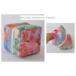 Make up Bag PDF Sewing Pattern, Cosmetic Bag Pattern, Toiletry Pouch ...