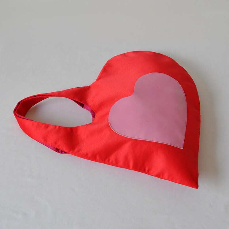 Heart Tote Bag Sewing Pattern | Shoulder Bag | Shopping Bag | Pattern ...
