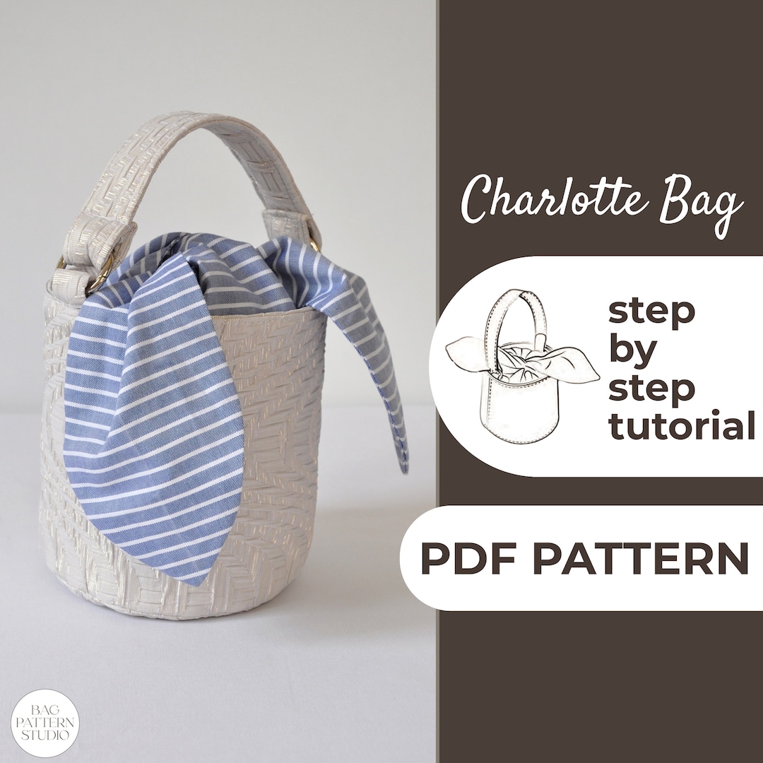 Bucket Bag Sewing Pattern | Summer Bag, Small Handbag | Pattern ...