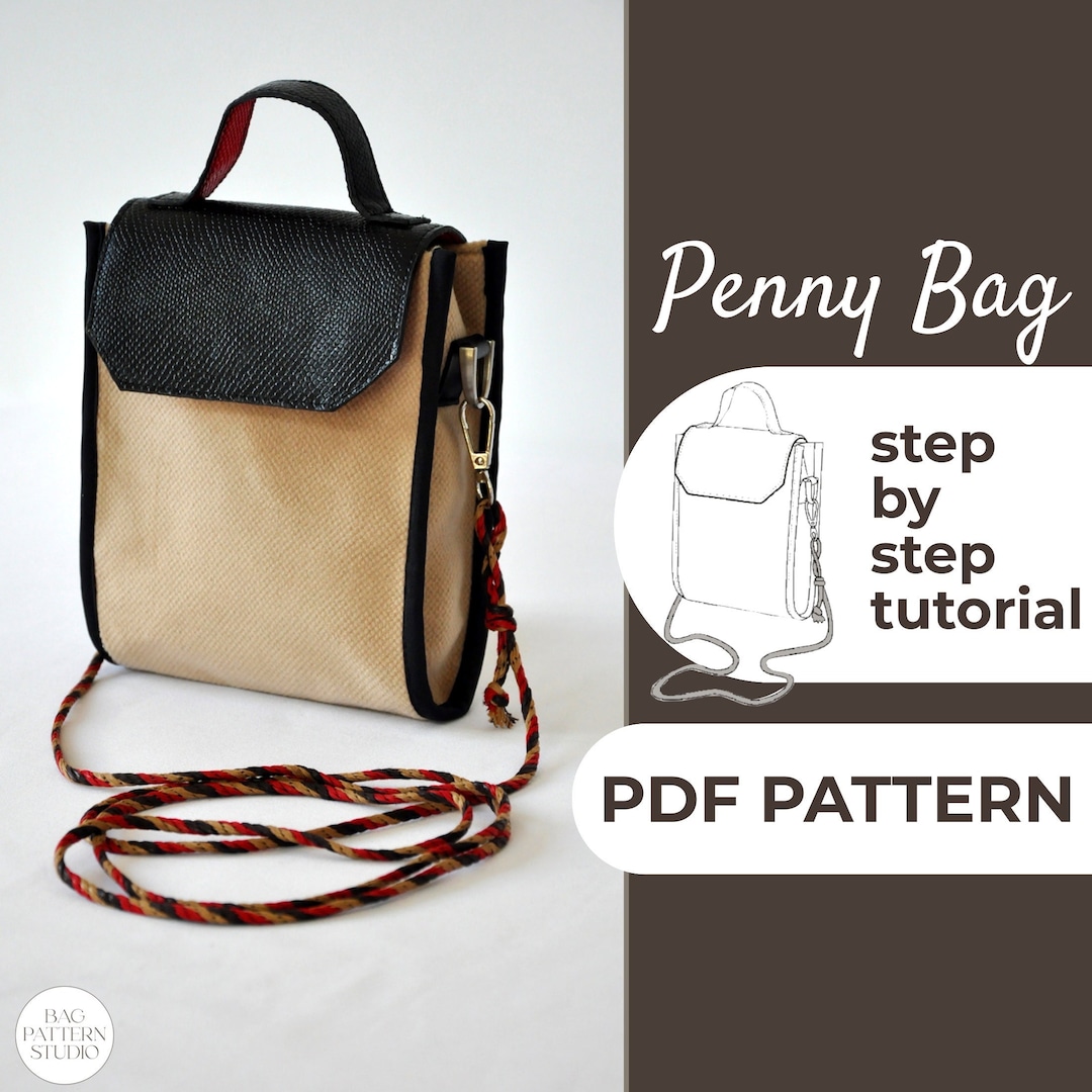 Crossbody Bag Sewing Pattern | Sling Bag | Small Handbag | Pattern ...