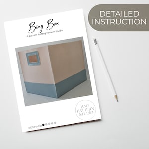 Square Storage Box Sewing Pattern PDF | Storage Basket | Easy Beginner ...