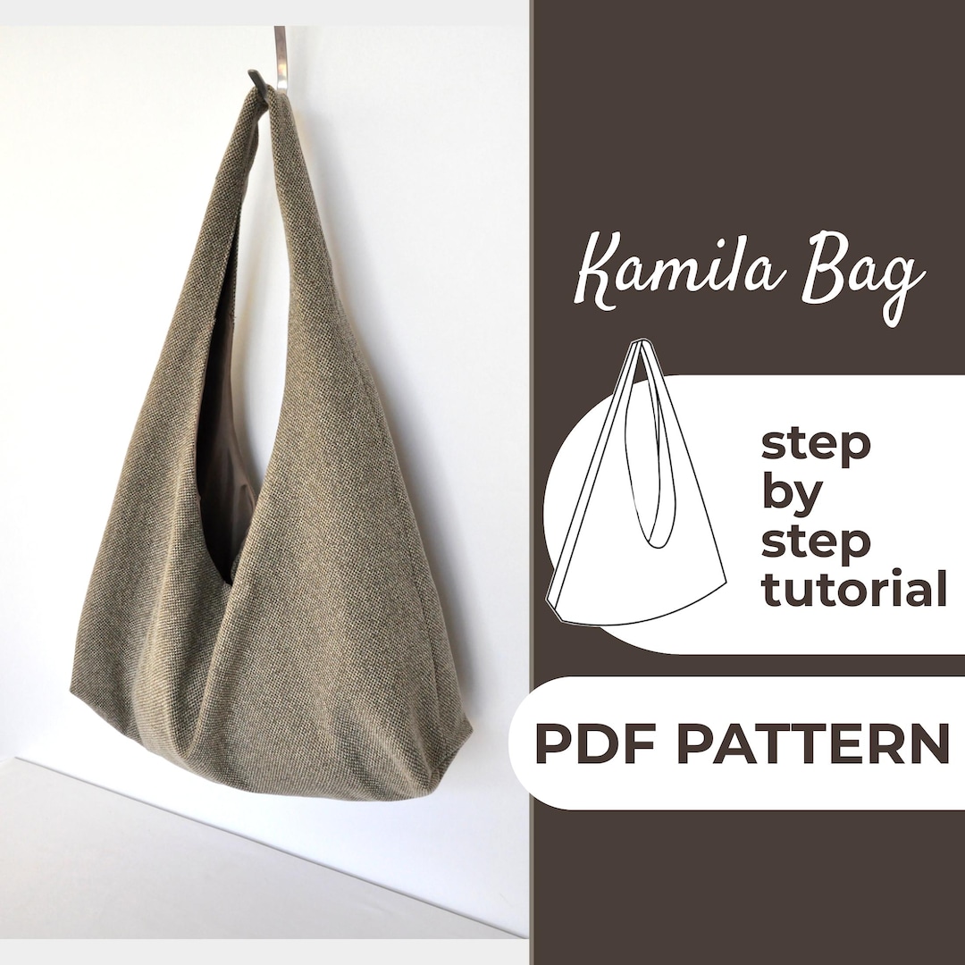 Oversized Tote Bag Sewing Pattern | Hobo Bag |shoulder Bag | Pattern ...