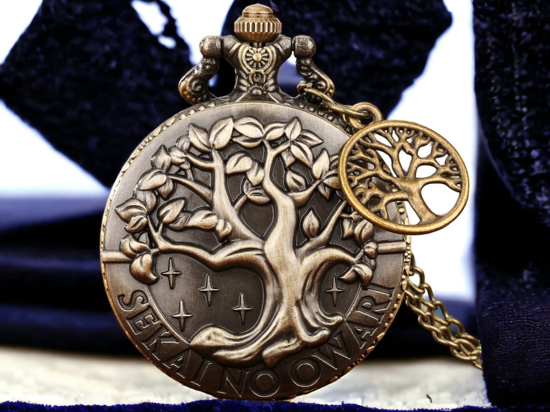 Tree of Life Pocket Watch Vintage Pendant Timepiece Nature - Etsy