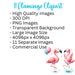 Cute Flamingo Clipart Png Cartoon Flamingo Digital Download Pink ...