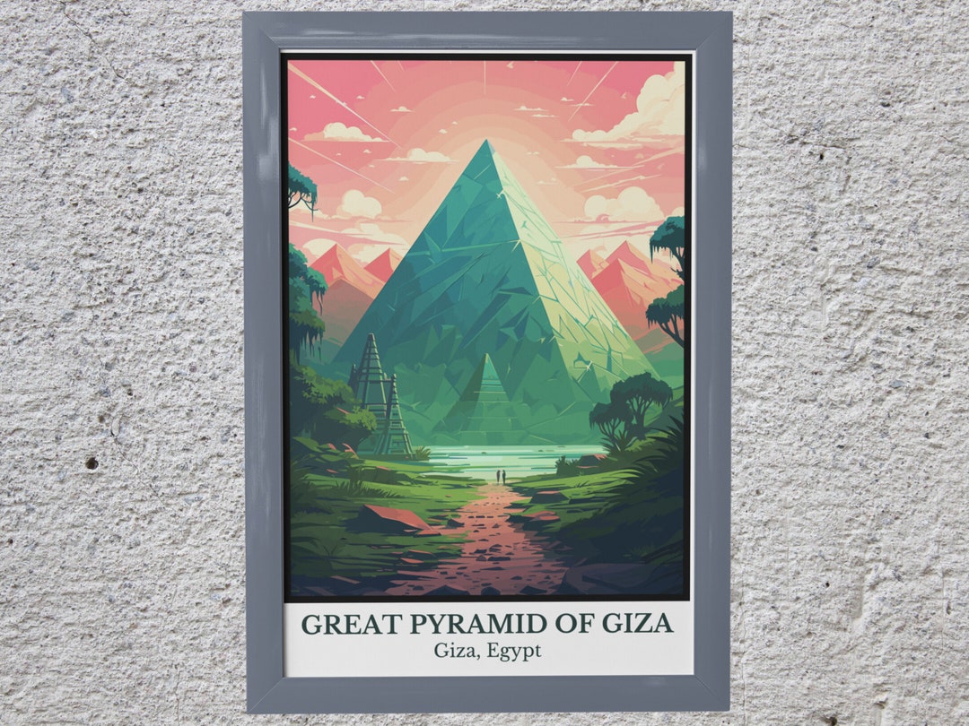 Great Pyramid of Giza Printable Wall Art Egypt Wall Art - Etsy