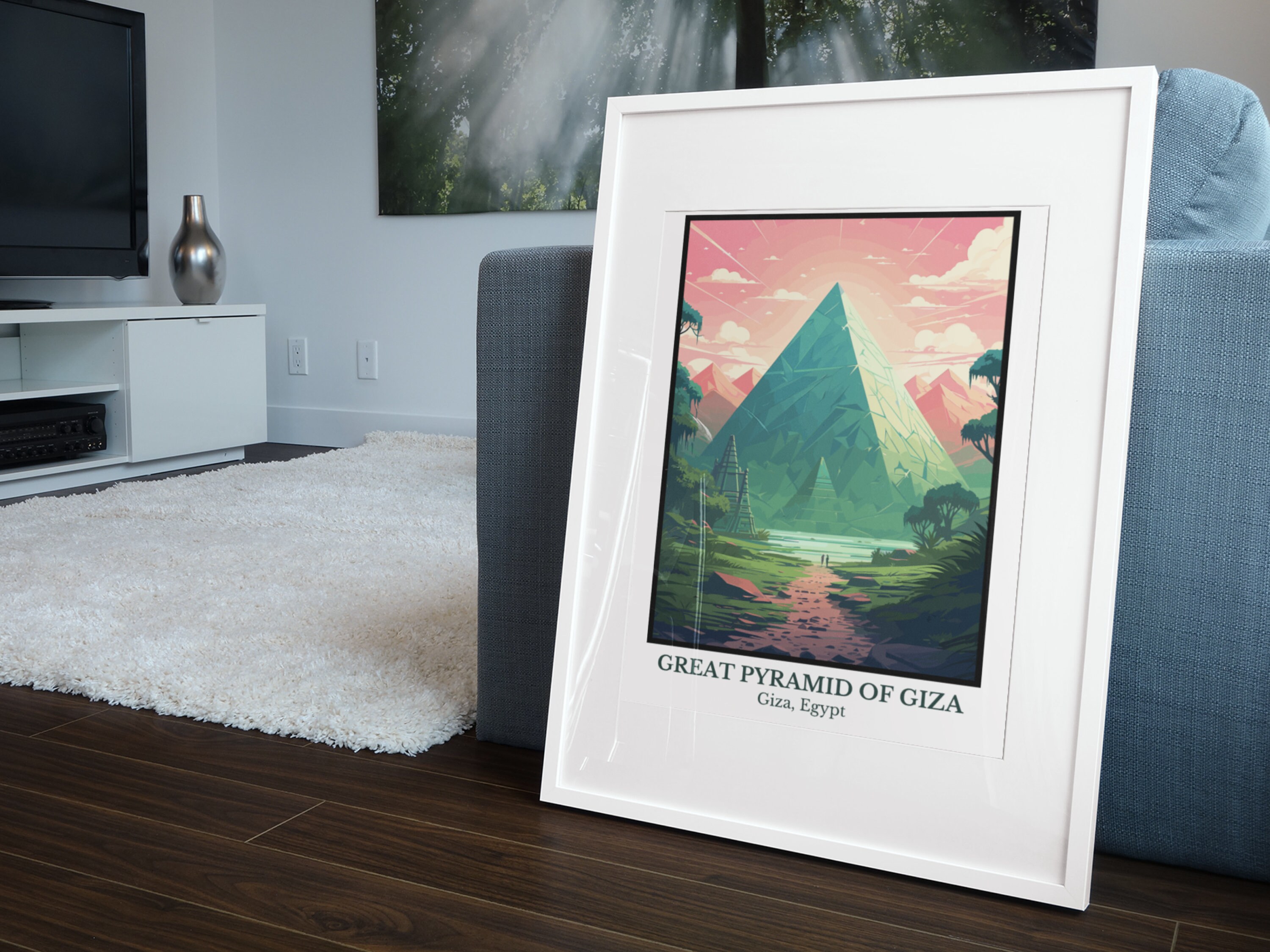 Great Pyramid of Giza Printable Wall Art Egypt Wall Art - Etsy