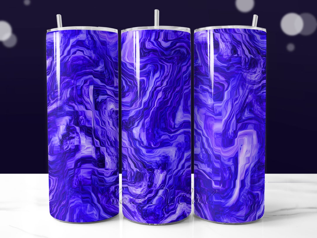 Blue Marble Tumbler Png, Royal Blue Sublimation Wrap PNG for 20 Oz ...