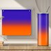 3 Blue and Orange Tumbler Wrap Designs, Blue and Orange Ombre PNG ...