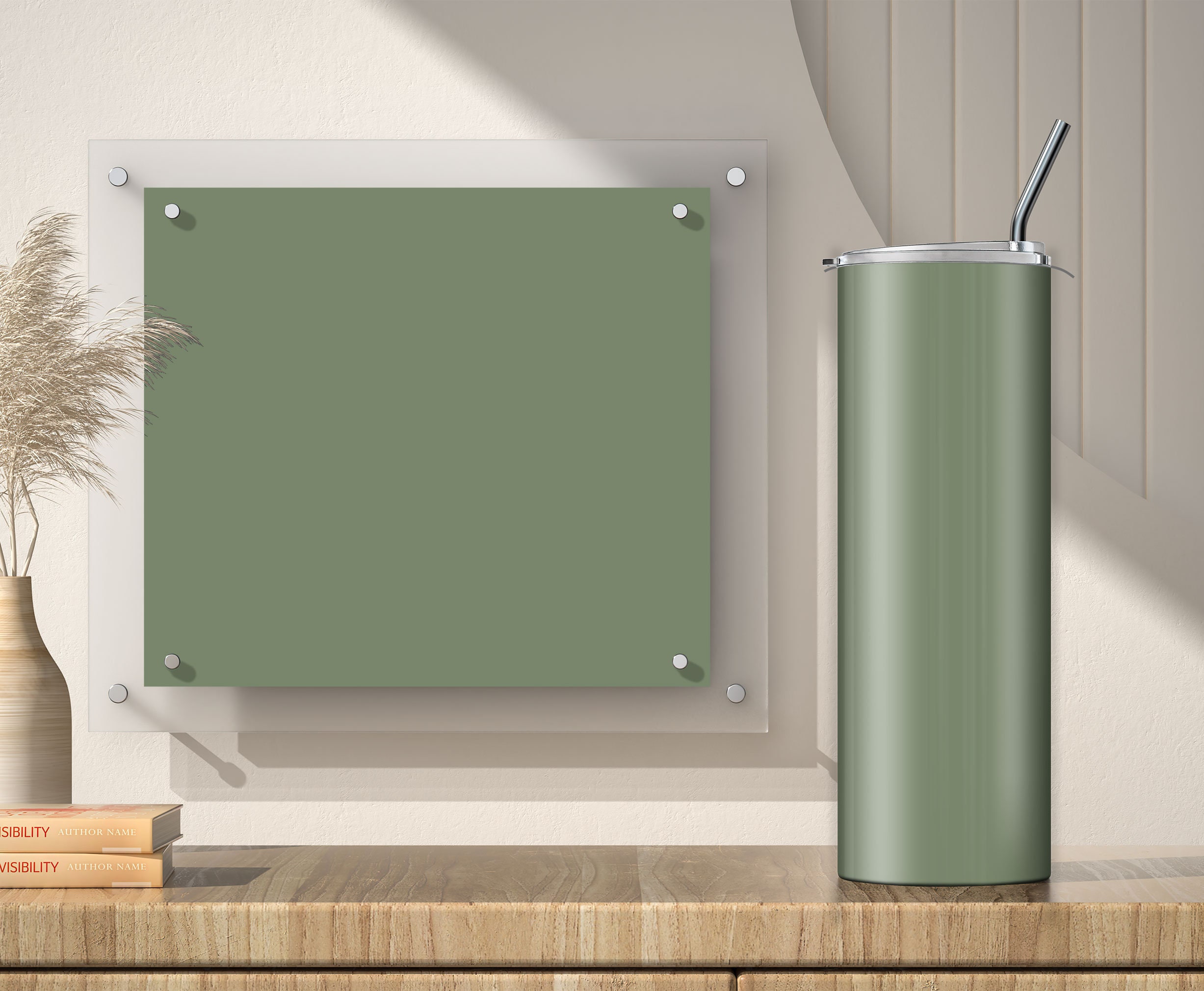 3 Sage Green Tumbler Wraps, PNG Sublimation Designs, Solid Color ...