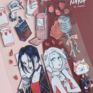 NANA A6 Sticker Sheet - Etsy